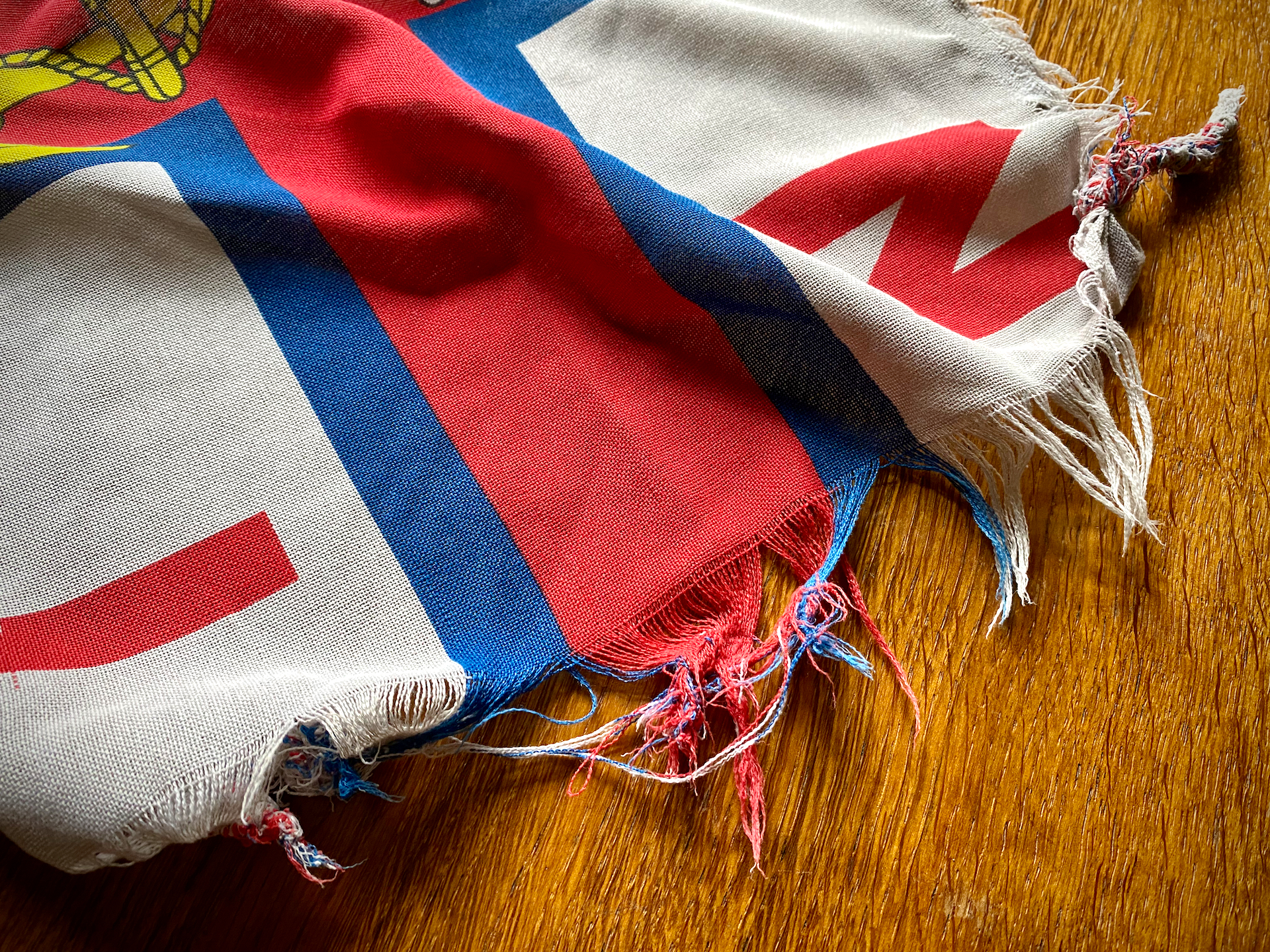 Dover RNLI lifeboat flag edge detail – The Lifeboat Station Project