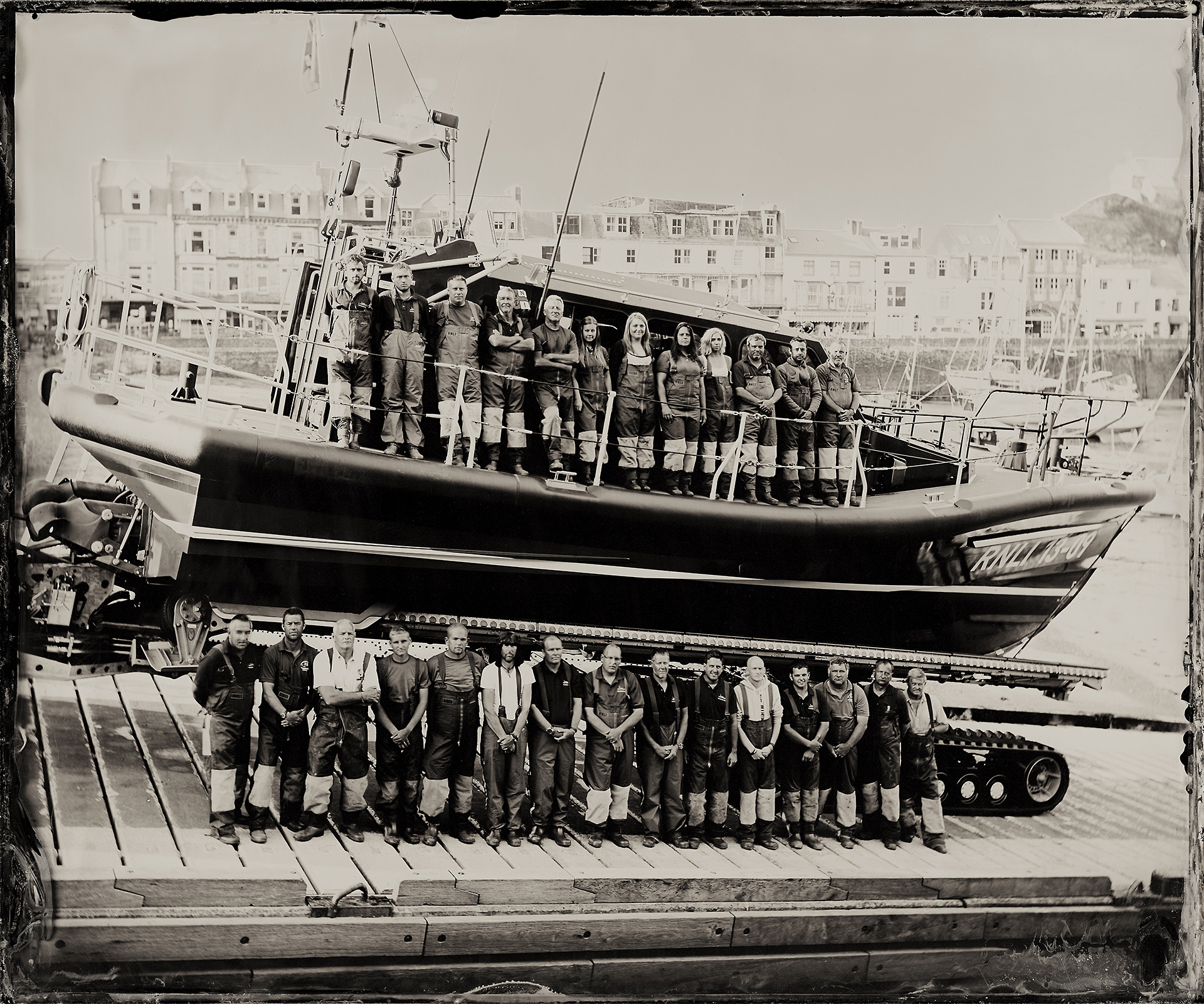 12×10 inch Ambrotype by Jack Lowe – The Lifeboat Station Project